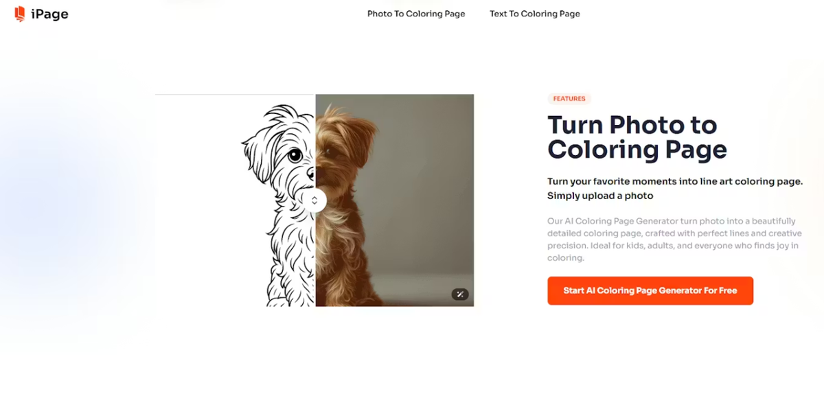 text coloring page generator