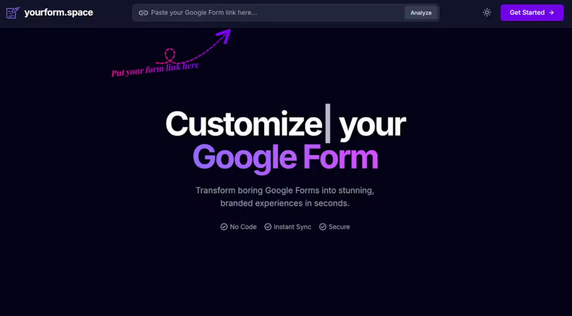 YourForm.Space - Design your Google Form in seconds | Steemhunt