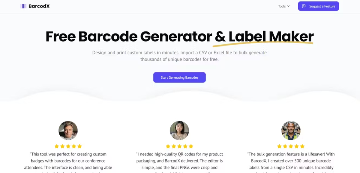 BarcodX - The ultimate free online barcode generator and label maker ...