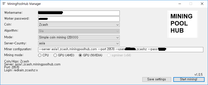 [알트코인 채굴] 알트 코인을 한번 채굴해 보았습니다. (마이닝풀허브 Zcash 채굴) — Steemit