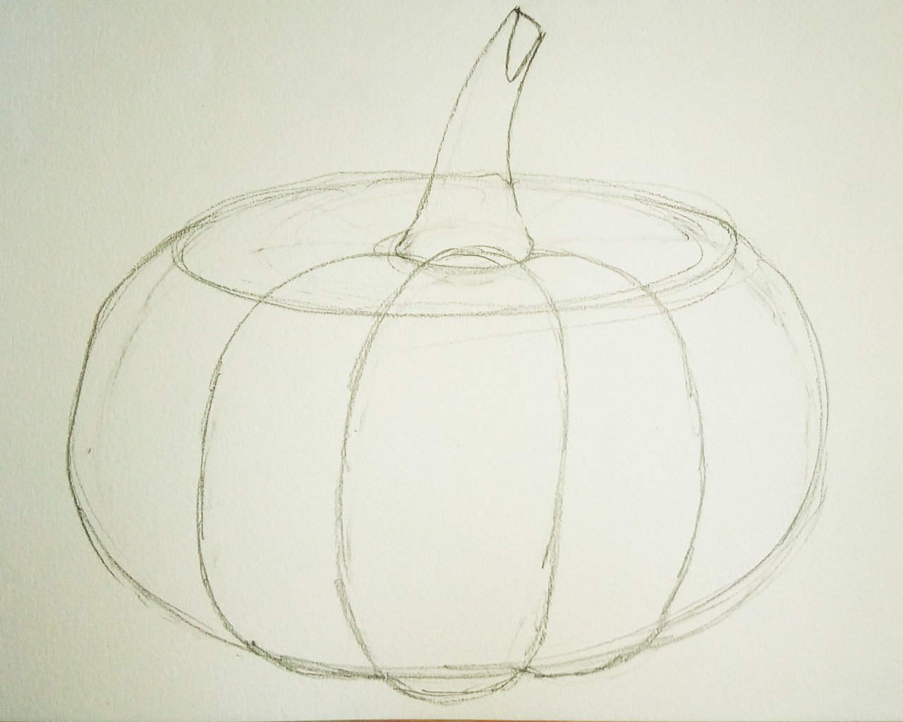 How to draw and color an autumn pumpkin - Step-by-step tutorial! — Steemit