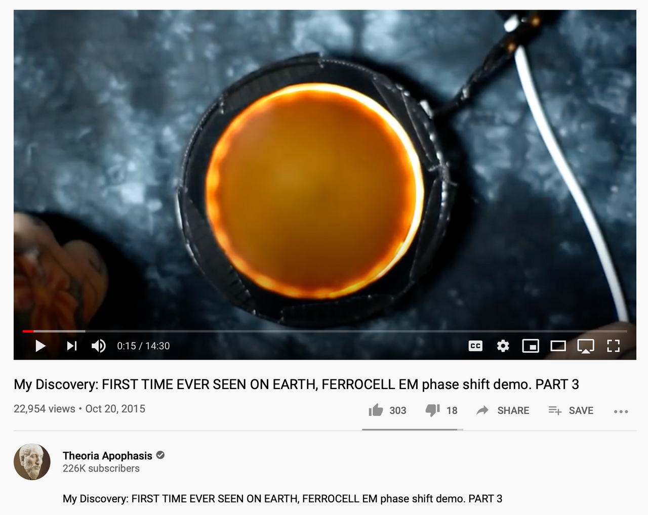 Ken Wheeler's Ferrocell Videos - Confused Observations and Misleading ...