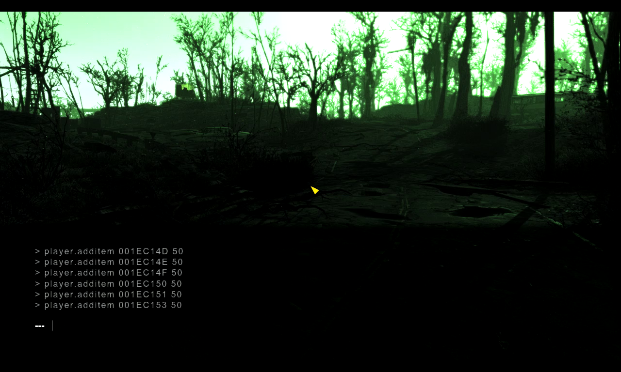 Fallout 4 50 All Shipments bat Console Command — Steemit