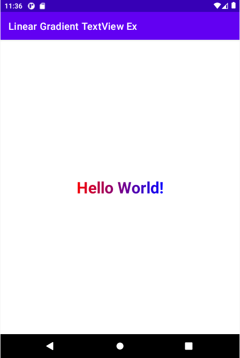 안드로이드 개발 팁 #8 - TextView에 linear gradient color 적용하기 — Steemit