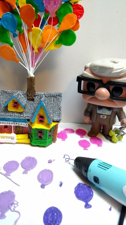 3D Printed Up House Pattern from Disney Pixar Movie Up — Steemit