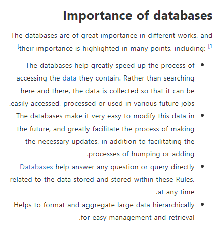 Importance of databases... — Steemit