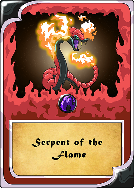 Fiery Serpent [Steem Monsters Digital Art] — Steemit