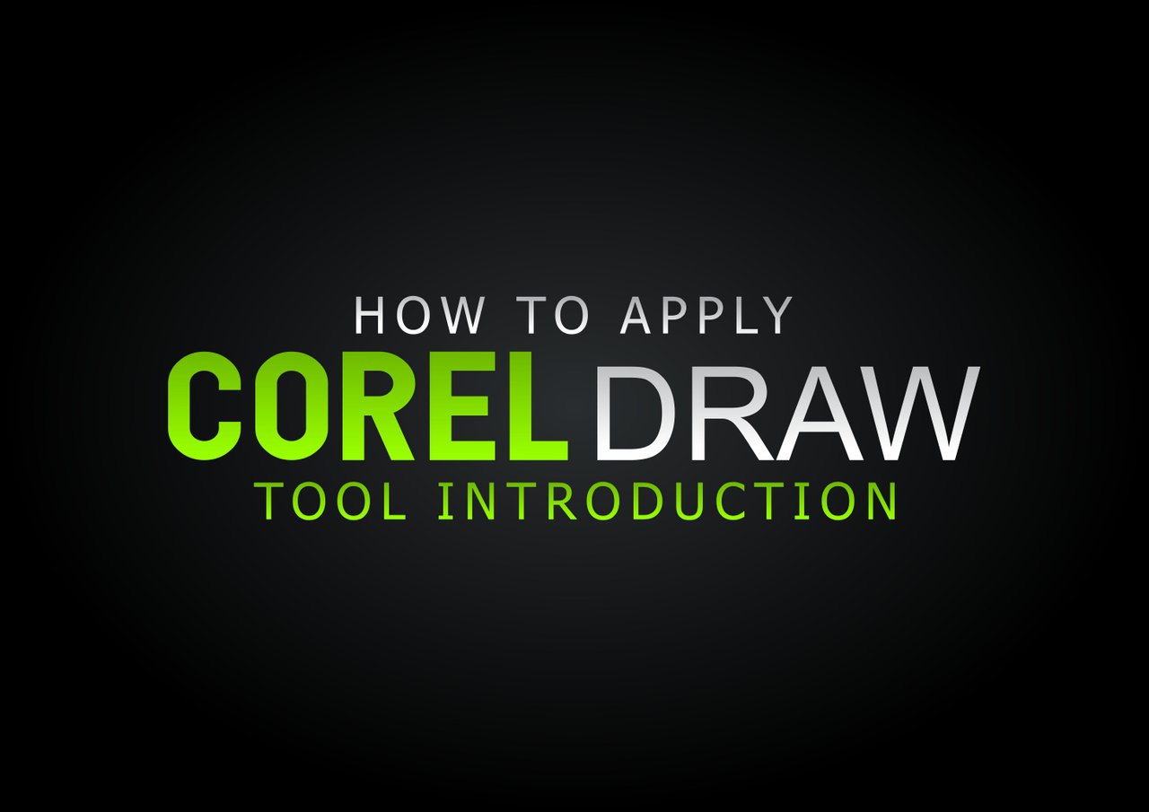 "BASICS TO USING COREL DRAW" (tool introduction) — Steemit