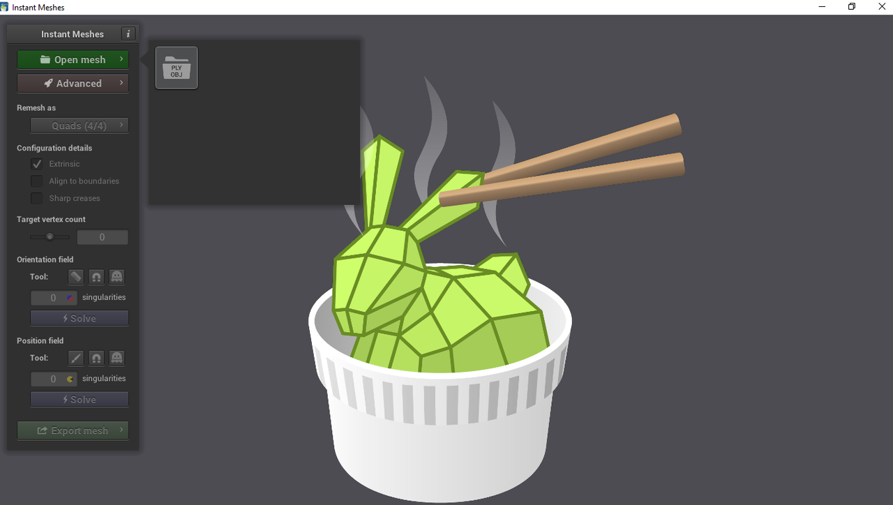 Instant Mesh – Open Source Software for Easy Retopology of 3d Models ...