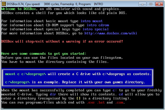DOSBox #1: Uso Básico del emulador - Ejecutar Juegos y Programas de MS ...