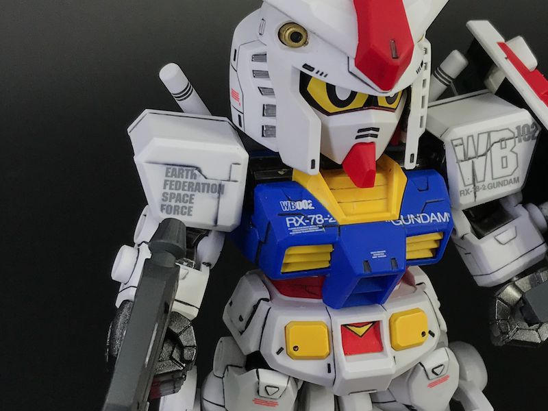 [프라모델 완성] SD CS RX-78-2 Gundam & CS Frame Set — Steemit