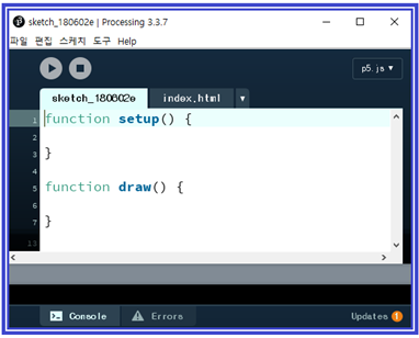 아두이노 코딩-55: Processing Java에서 Processing P5.js로 넘어가 보자 — Steemit