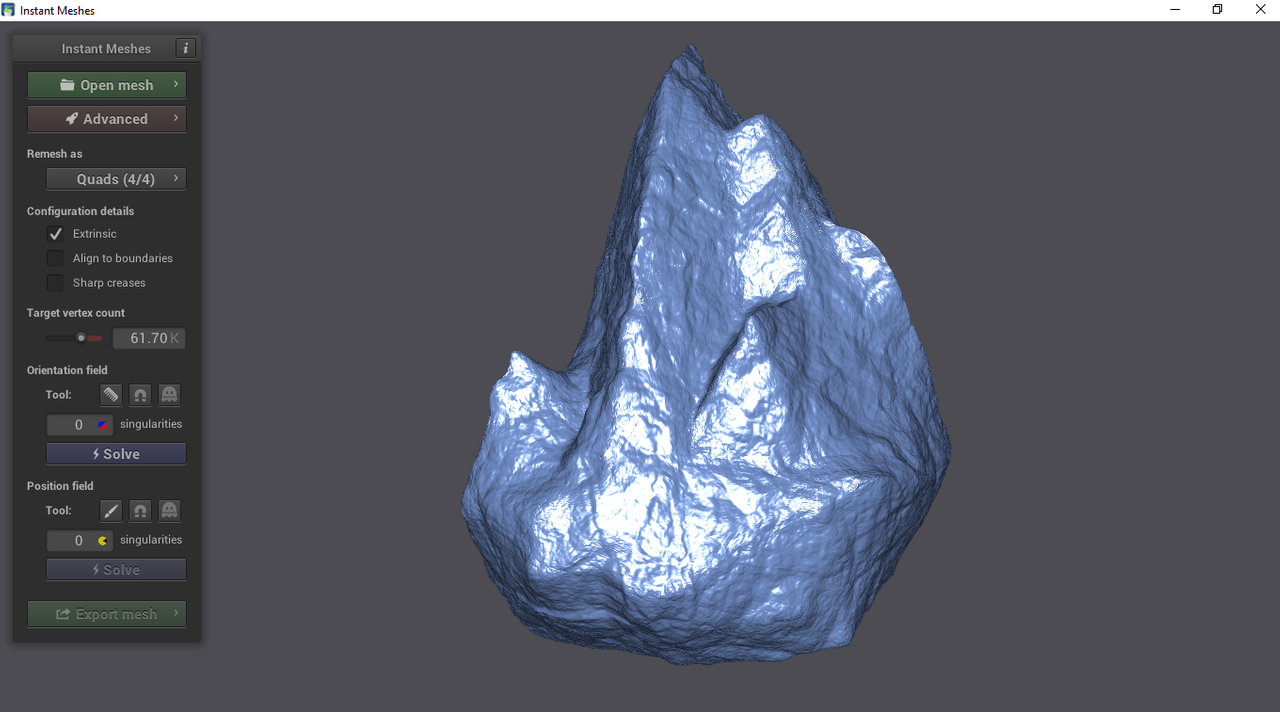 Instant Mesh – Open Source Software for Easy Retopology of 3d Models ...