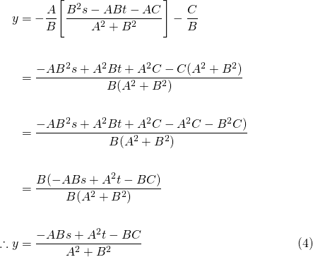 Perpendicular Distance from a Point to a Straight Line: Derivation of ...