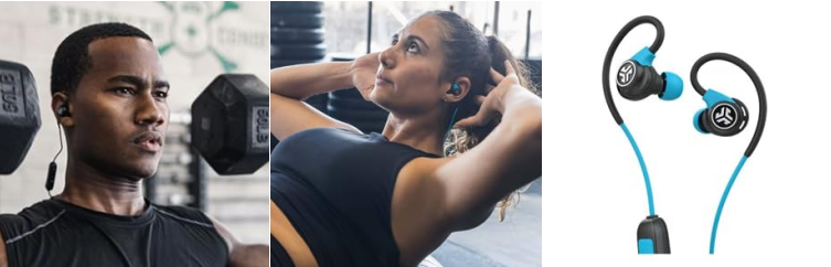 JLab Fit Sport 3 Wireless Earbuds One of the Best Headphones for Exerc