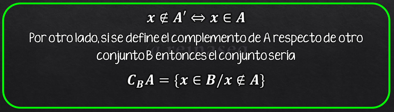 Complemento de un Conjunto — Steemit