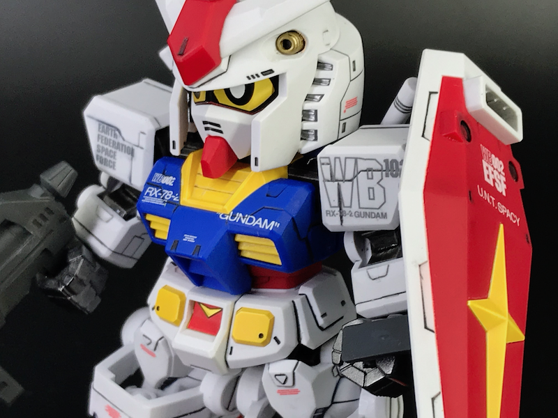 [프라모델 완성] SD CS RX-78-2 Gundam & CS Frame Set — Steemit
