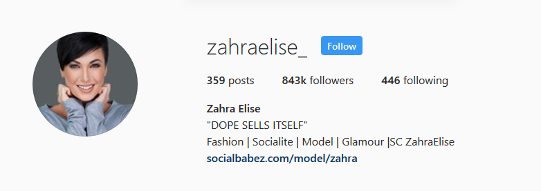 Zahra Elise - Model of instagram -Pics from 2014 to 2018 — Steemit