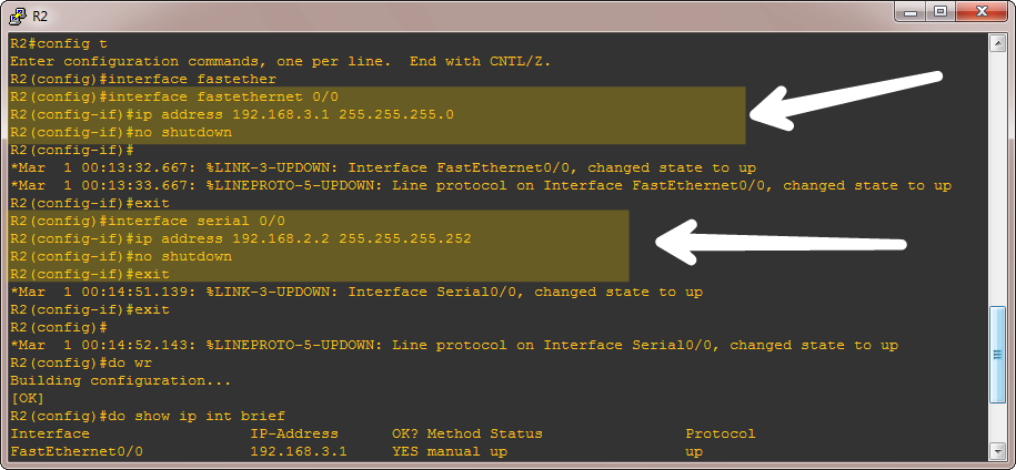GNS3 - Basic Router Configuration (part 3) - Configure an IP address for a network, Classes of ...