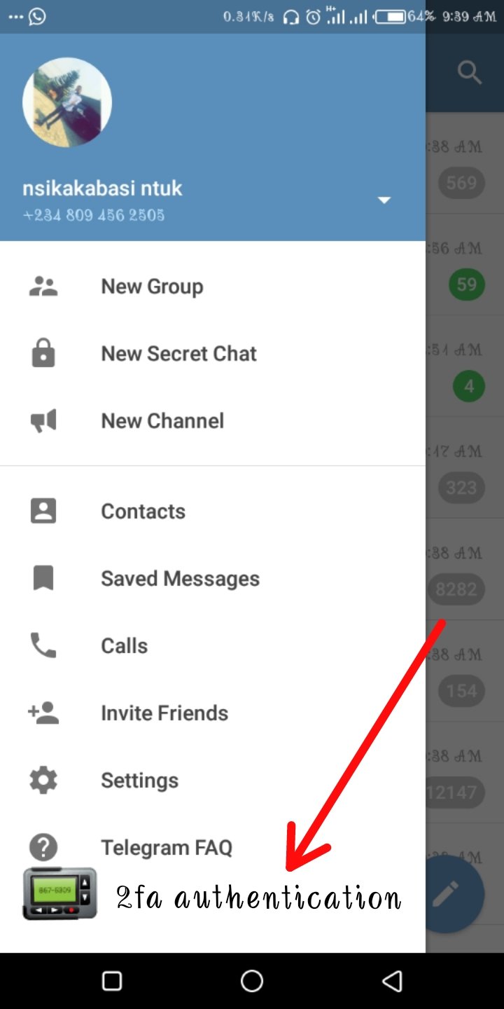 Addition of the 2fa authentication to the telegram application — Steemit