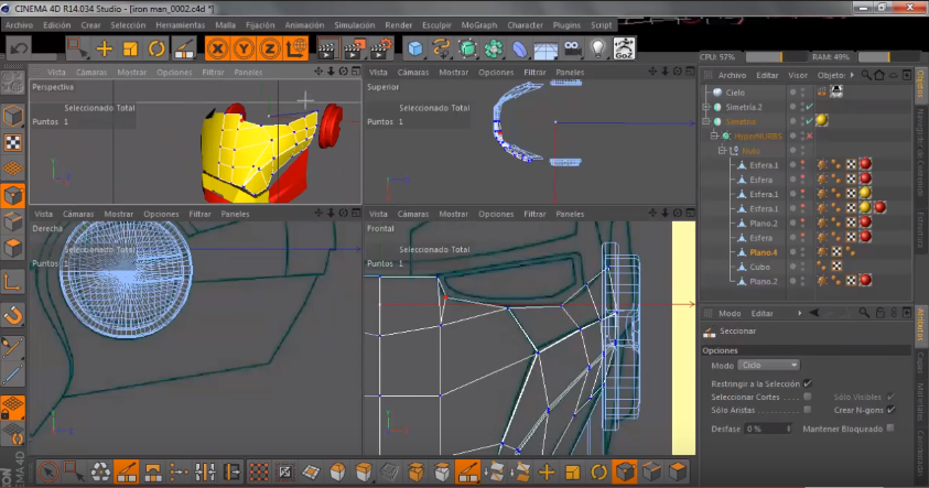 Modelado 3D Tutorial Ironman (4ta Parte) — Steemit