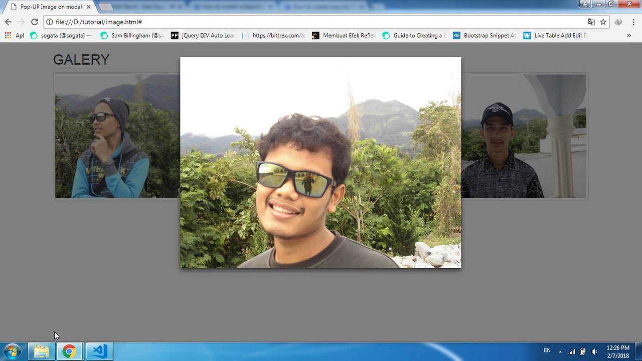 How to pop-up image galery on modal using bootstrap and jQuery — Steemit