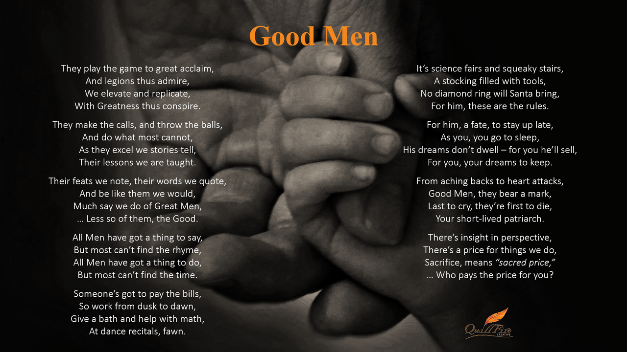 "Good Men" (poem) — Steemit