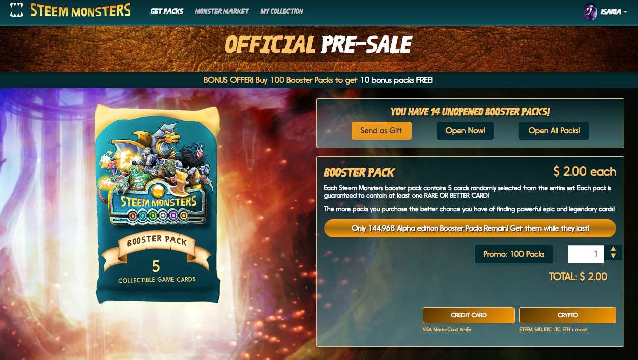 Steem Monsters Update - Site update! Stats available! — Steemit