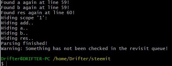 Writing A Simple Compiler On My Own Function Semantics Part 2 C Flex Bison — Steemit 5082