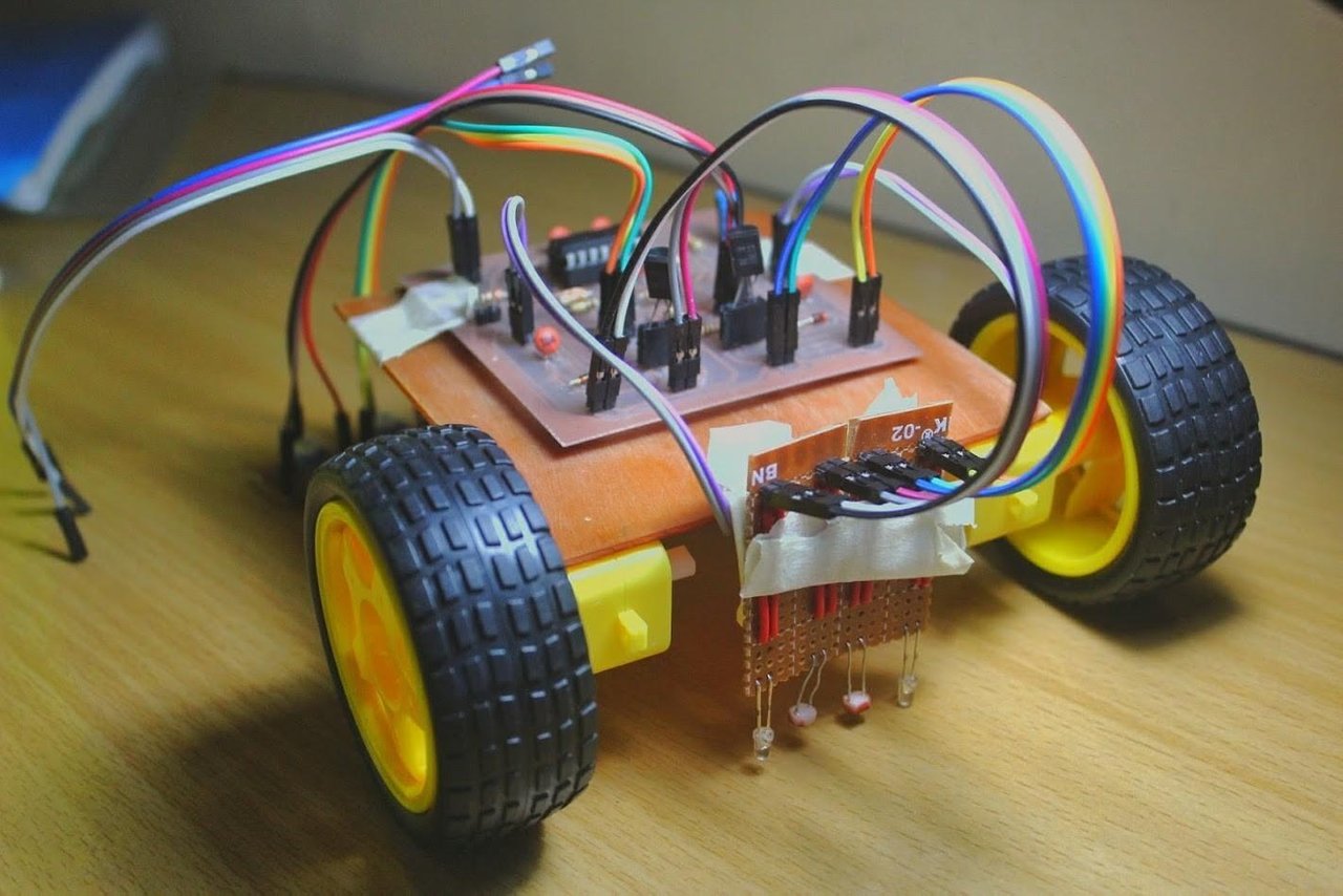 Engineering Project - Line Follower Robot (Without Microcontroller ...