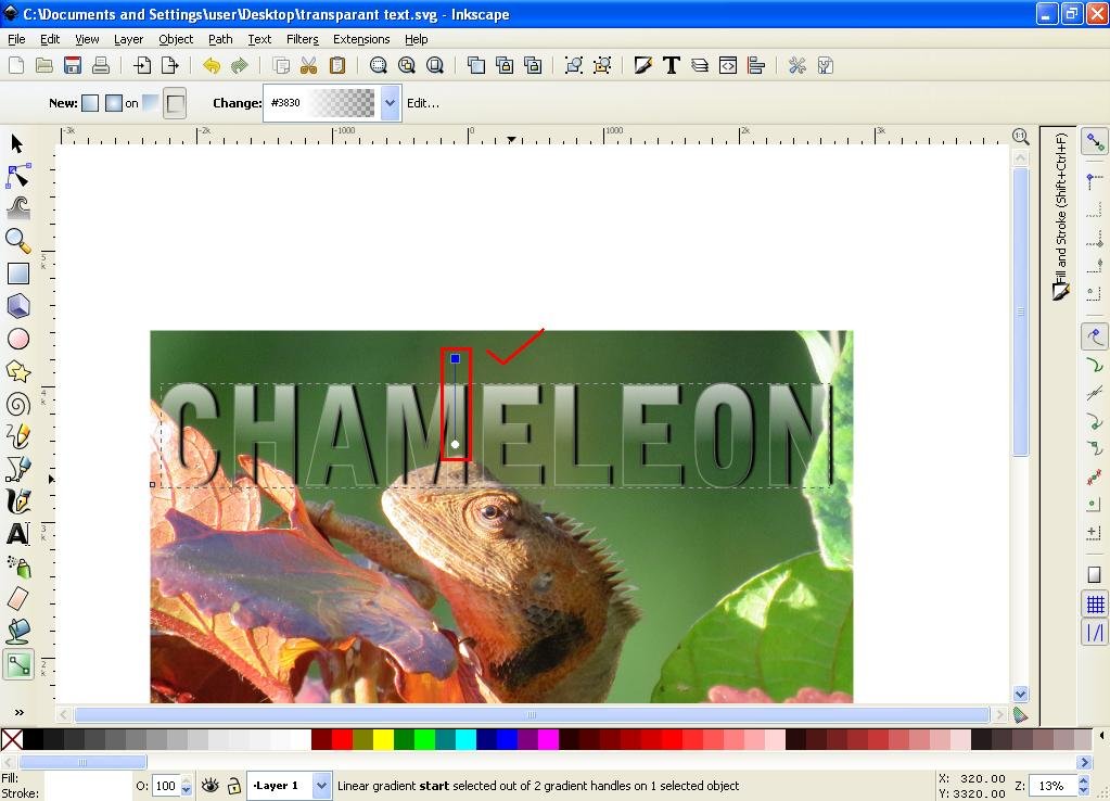 Tutorial : How to Create Transparent Text Using Inkscape — Steemit