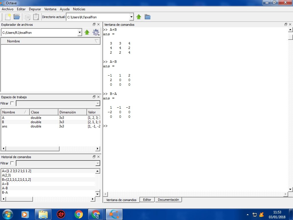 Tutorial básico de Matrices y Vectores en Octave — Steemit
