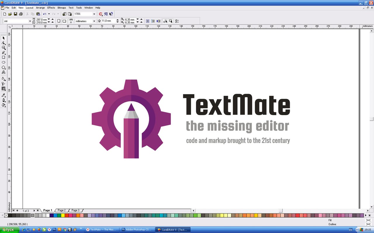 My Logo for TextMate — Steemit