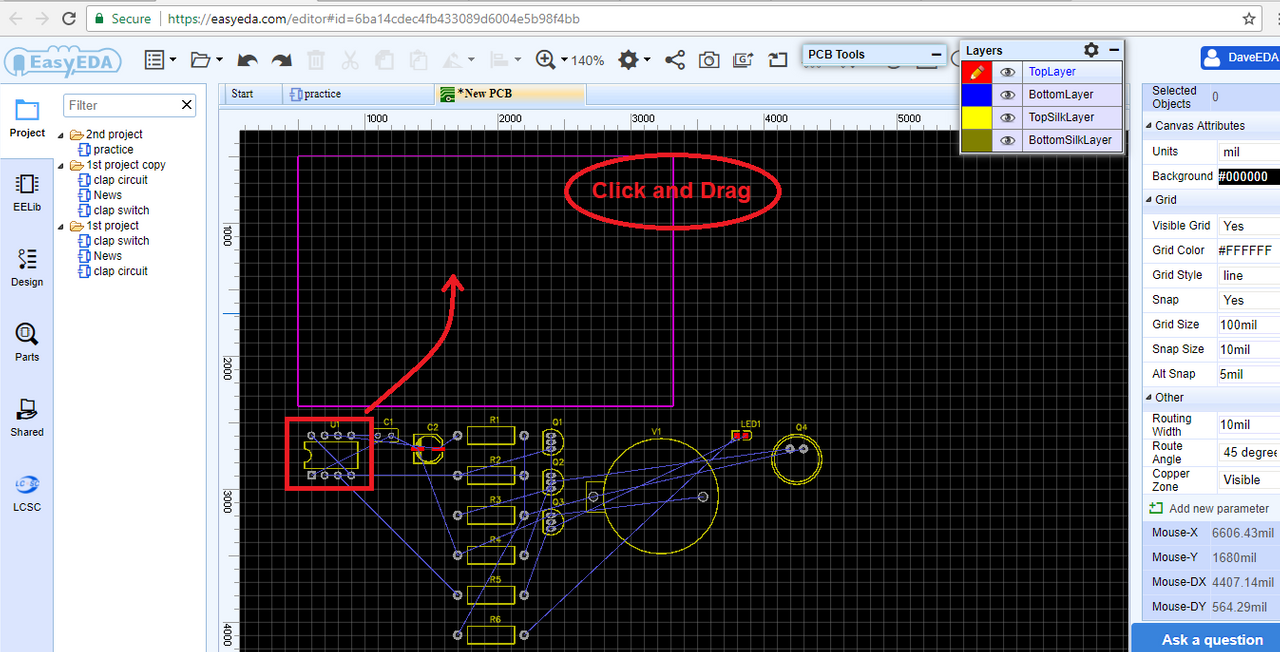 EasyEDA PCB Layout | How to transfer your schematic diagram to PCB design in EasyEDA — Steemit