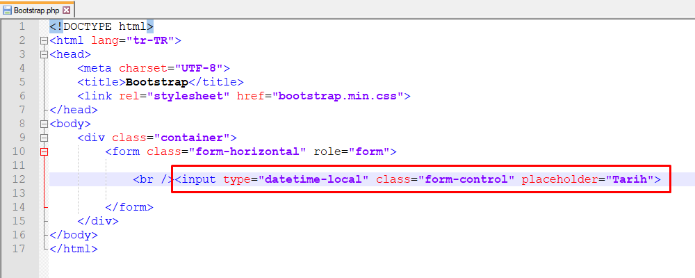 Bootstrap Datetime, Datetime-local, Month ve Time Kodu | Turkish Tutorial — Steemit