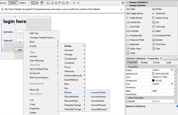 Java tutorial : How to make a simple Login program in Netbeans — Steemit