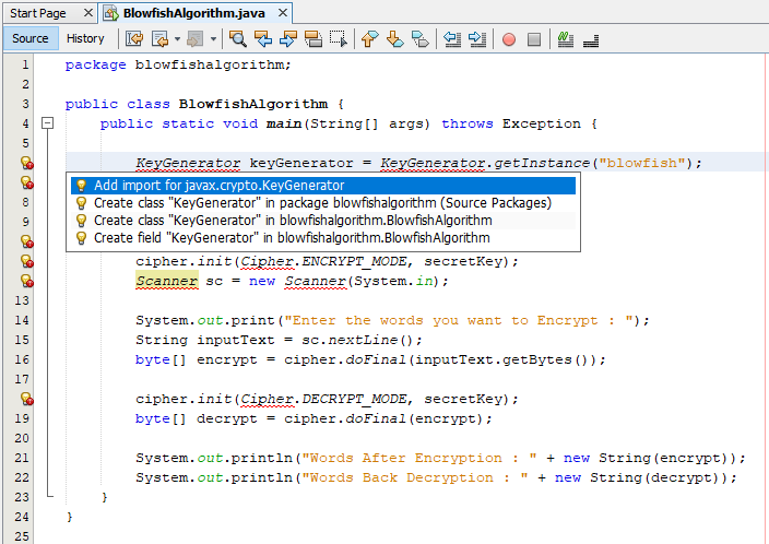 Cryptography Lesson - Basic Blowfish Algorithm using Java — Steemit