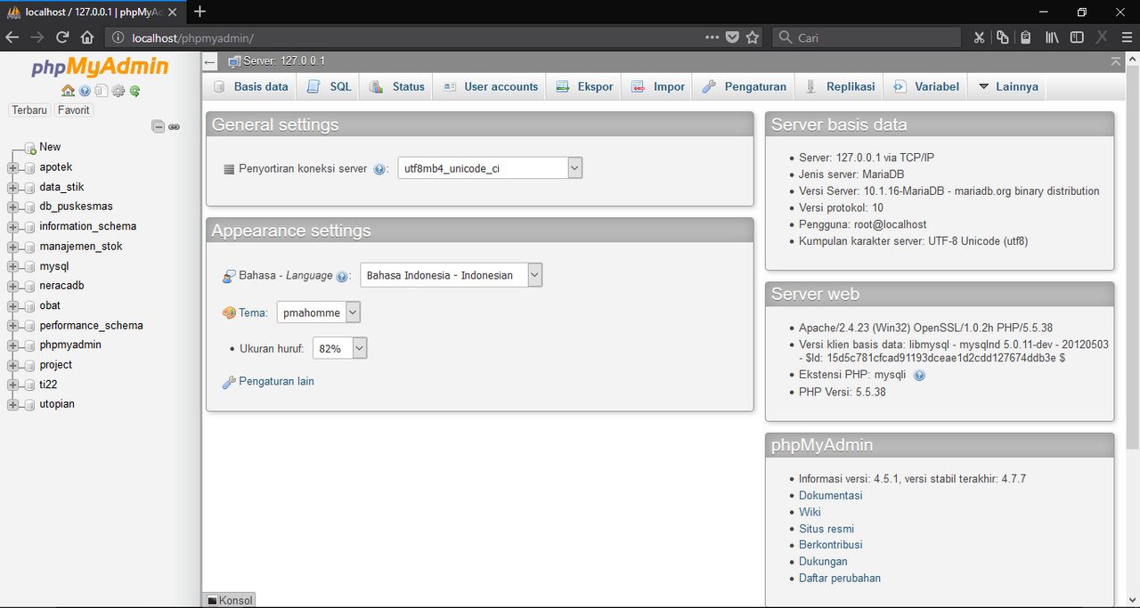 Tutorial Dasar - Cara Export Database Pada Phpmyadmin Dalam Bentuk ...