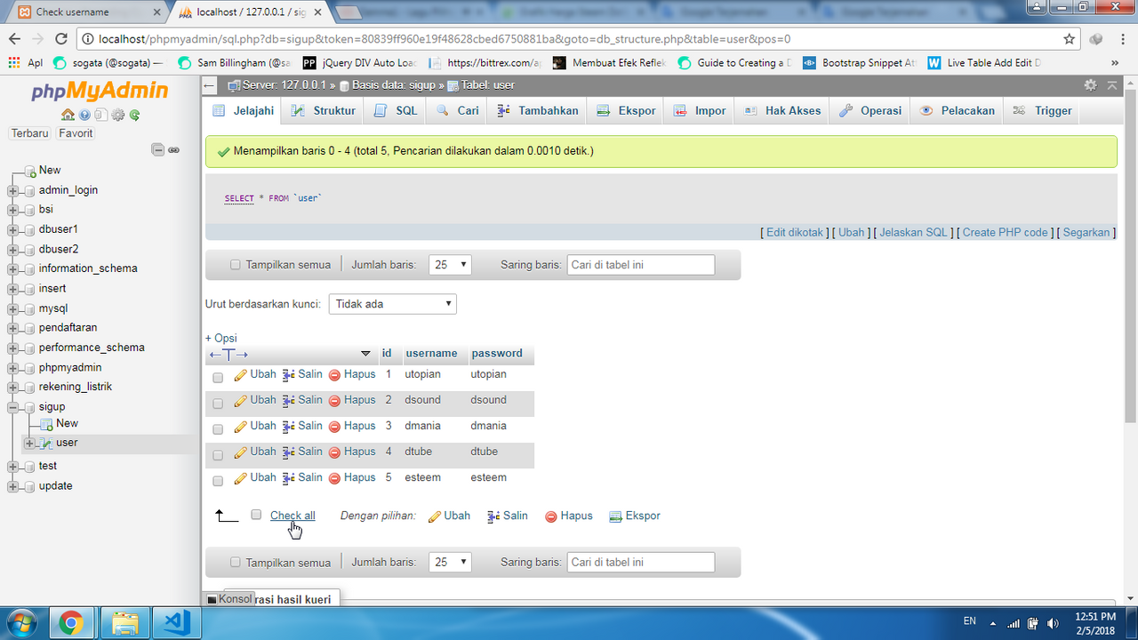 How to check already exist username when user input on Sig Up Form — Steemit