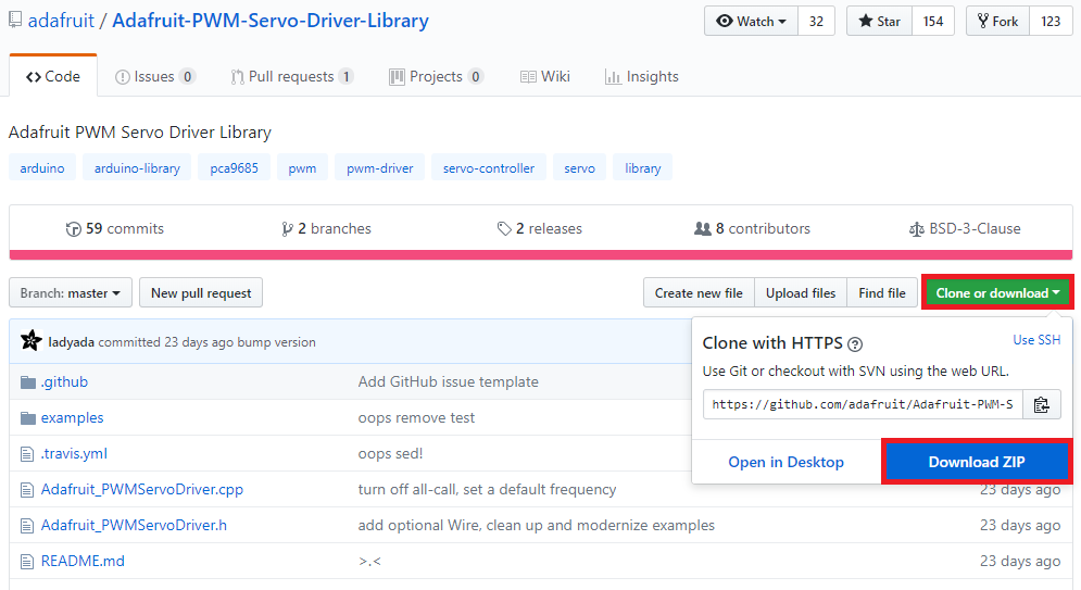 Adafruit PCA9685 PWM Servo Driver Setup, Arduino Library Use Shown With an Example Project ...