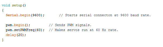 Adafruit Pca9685 Pwm Servo Driver Setup Arduino Library Use Shown With An Example Project