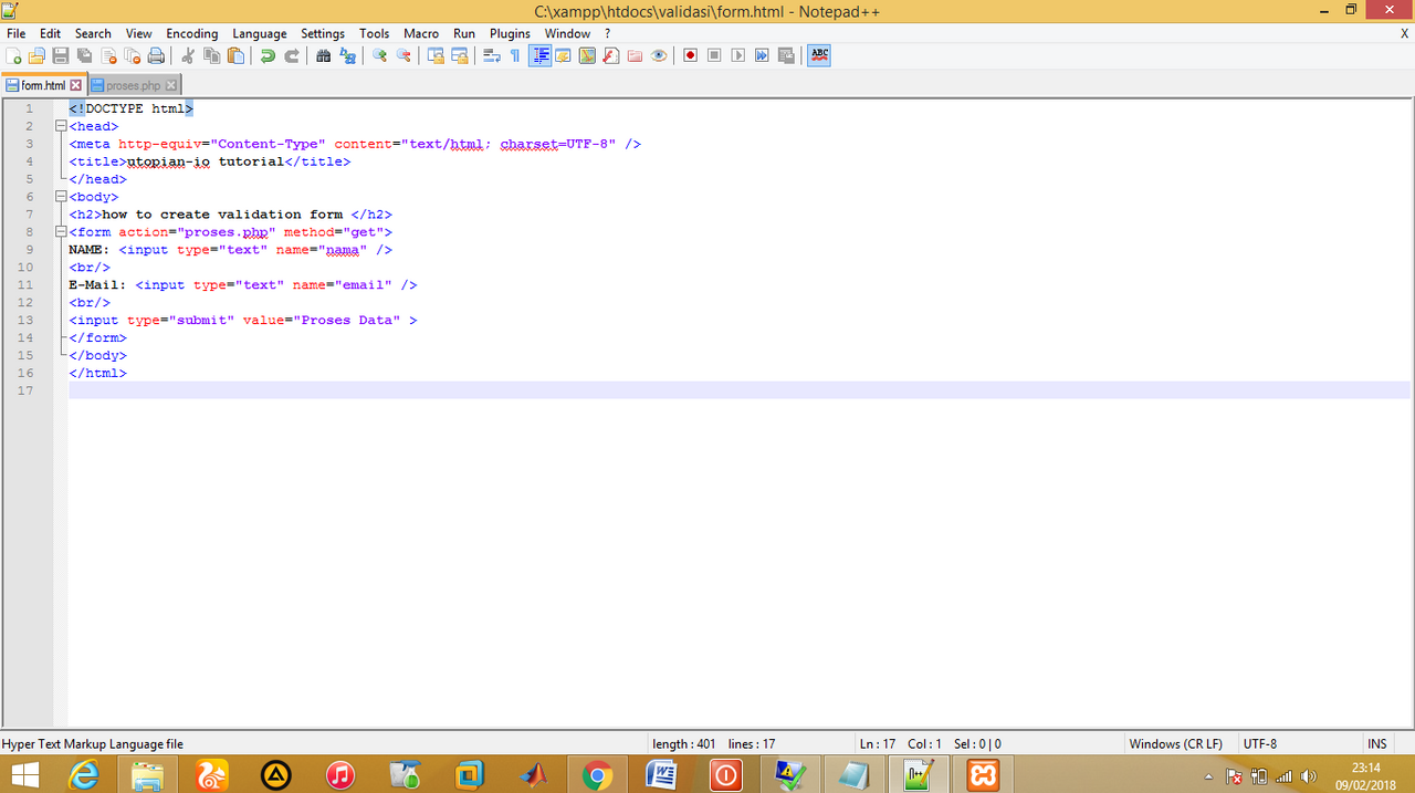 How to Create a PHP Form Validation (isset and empty function) — Steemit