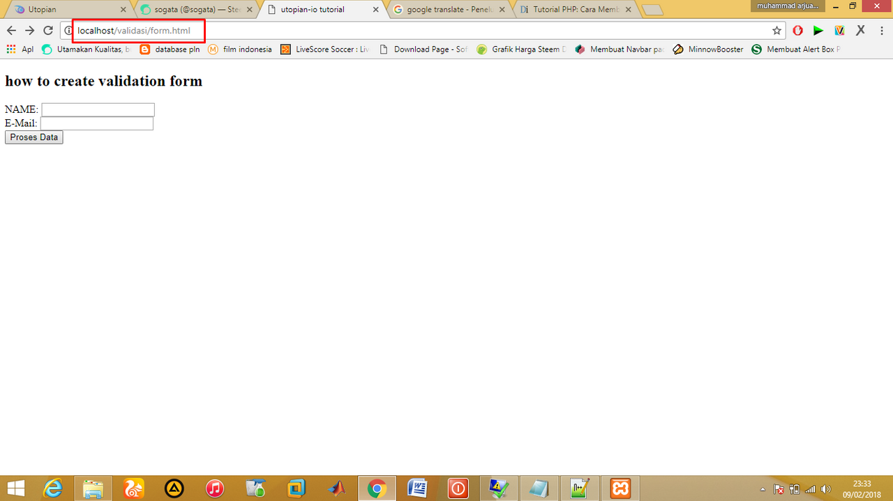 How to Create a PHP Form Validation (isset and empty function) — Steemit