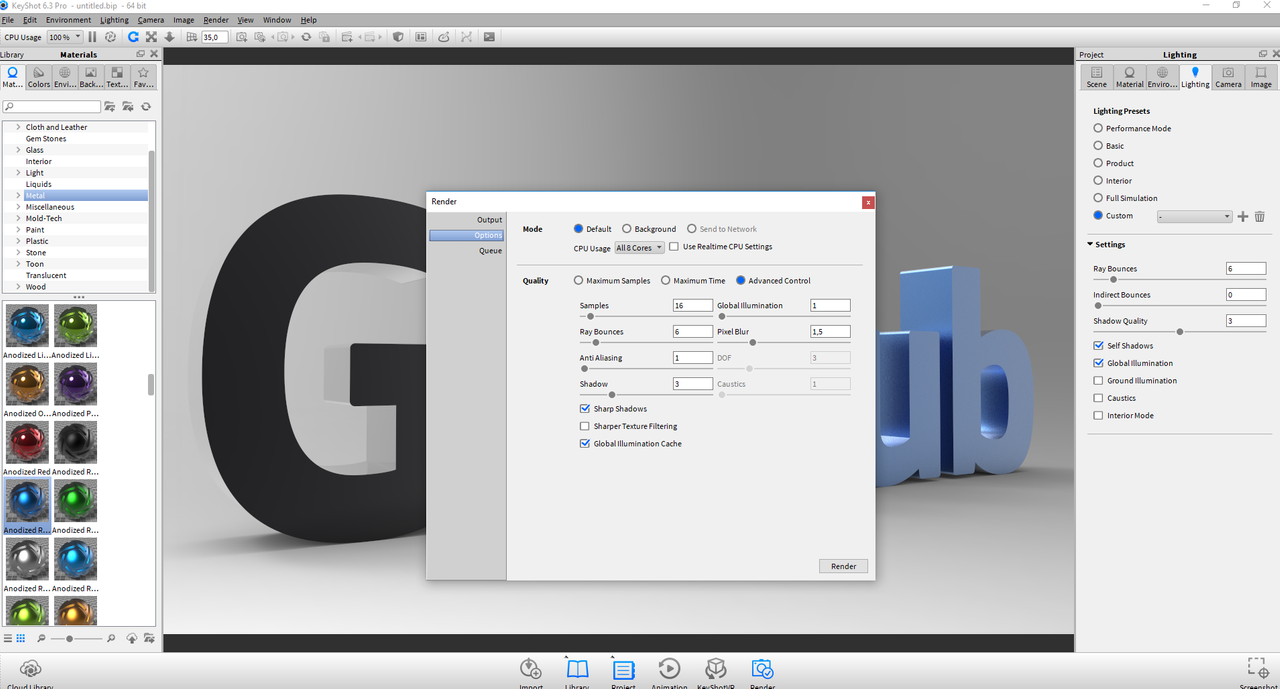 Github 3D Logo / Renders with High Glossy Materials — Steemit