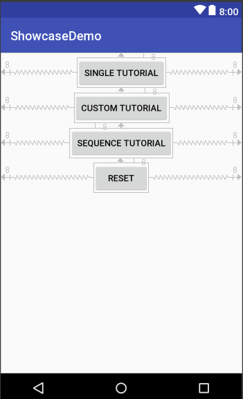 Using Material Showcase view to tutor users in Android app development ...
