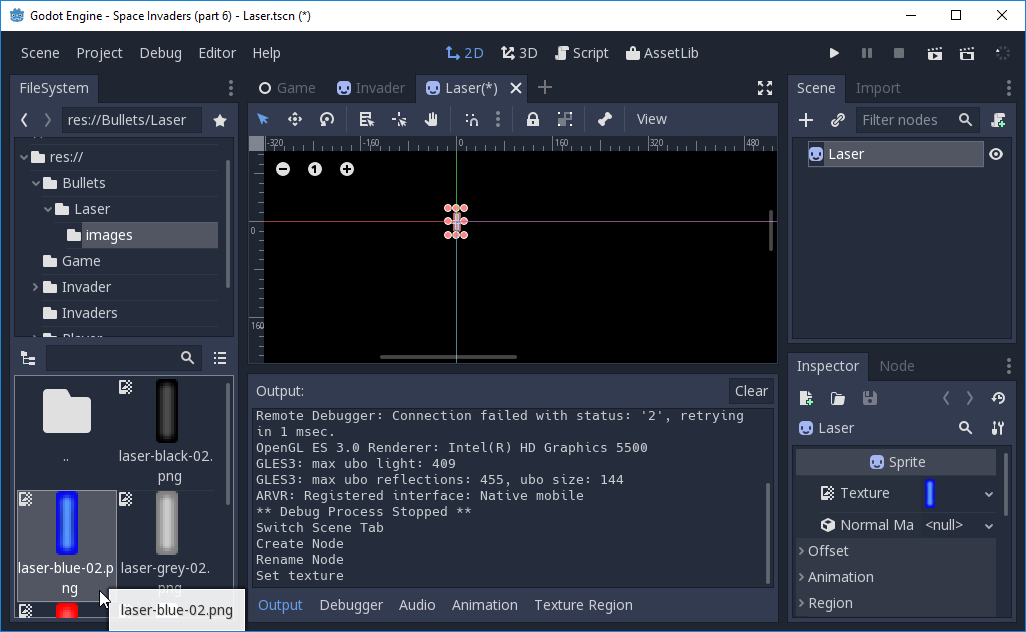 Tutorial (Godot Engine v3 - GDScript) - Bullets! — Steemit