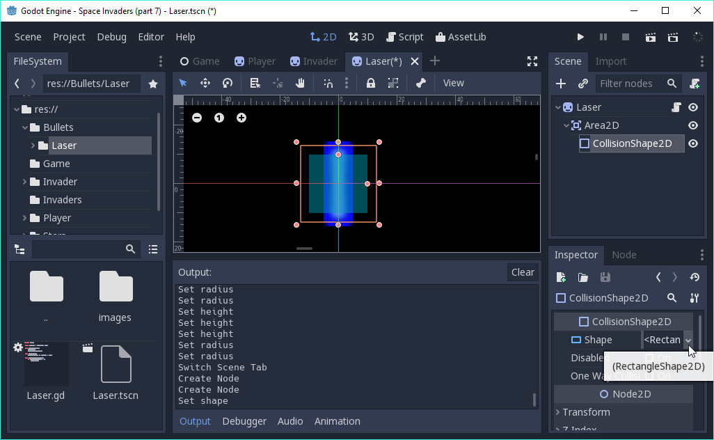 Tutorial (Godot Engine v3 - GDScript) - Collision Detection! — Steemit