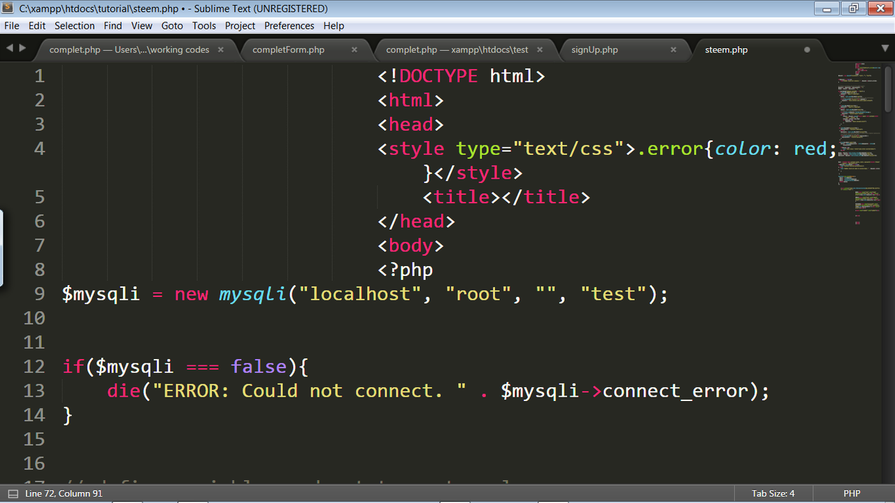 HOW TO VALIDATE FORM INPUTS BEFORE SUBMISSION USING PHP. — Steemit