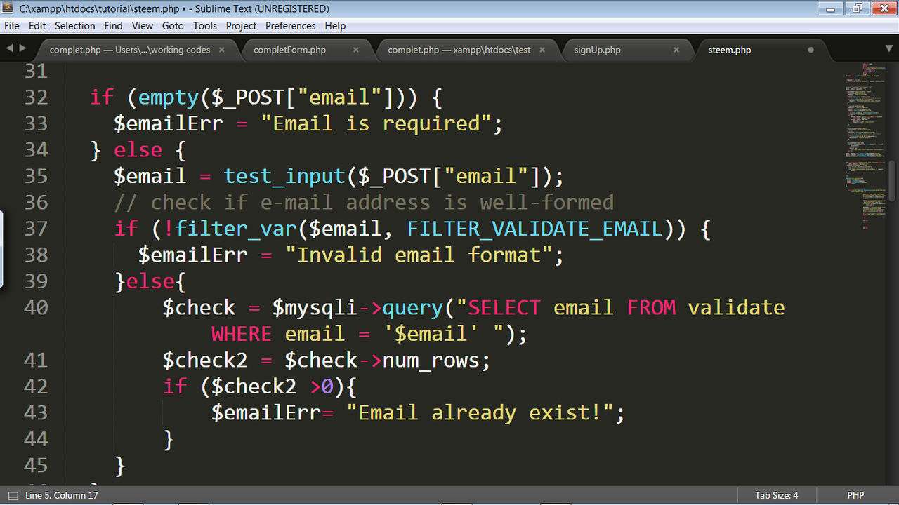 HOW TO VALIDATE FORM INPUTS BEFORE SUBMISSION USING PHP. — Steemit