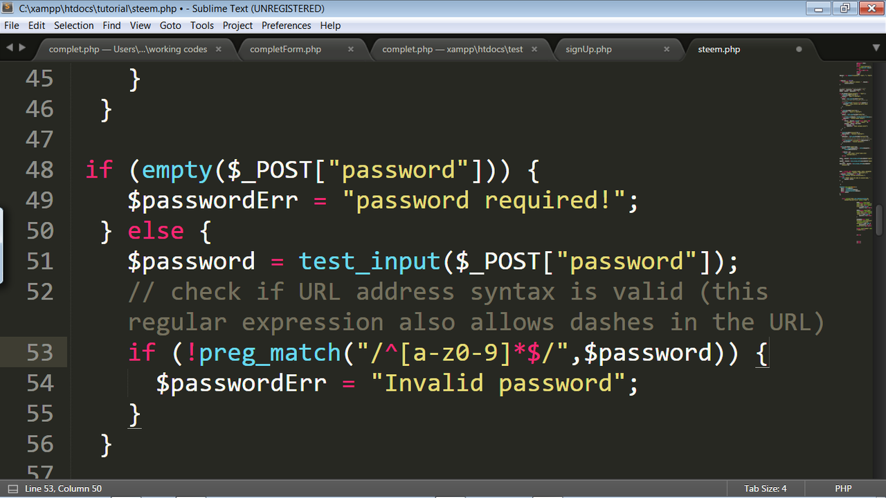 HOW TO VALIDATE FORM INPUTS BEFORE SUBMISSION USING PHP. — Steemit